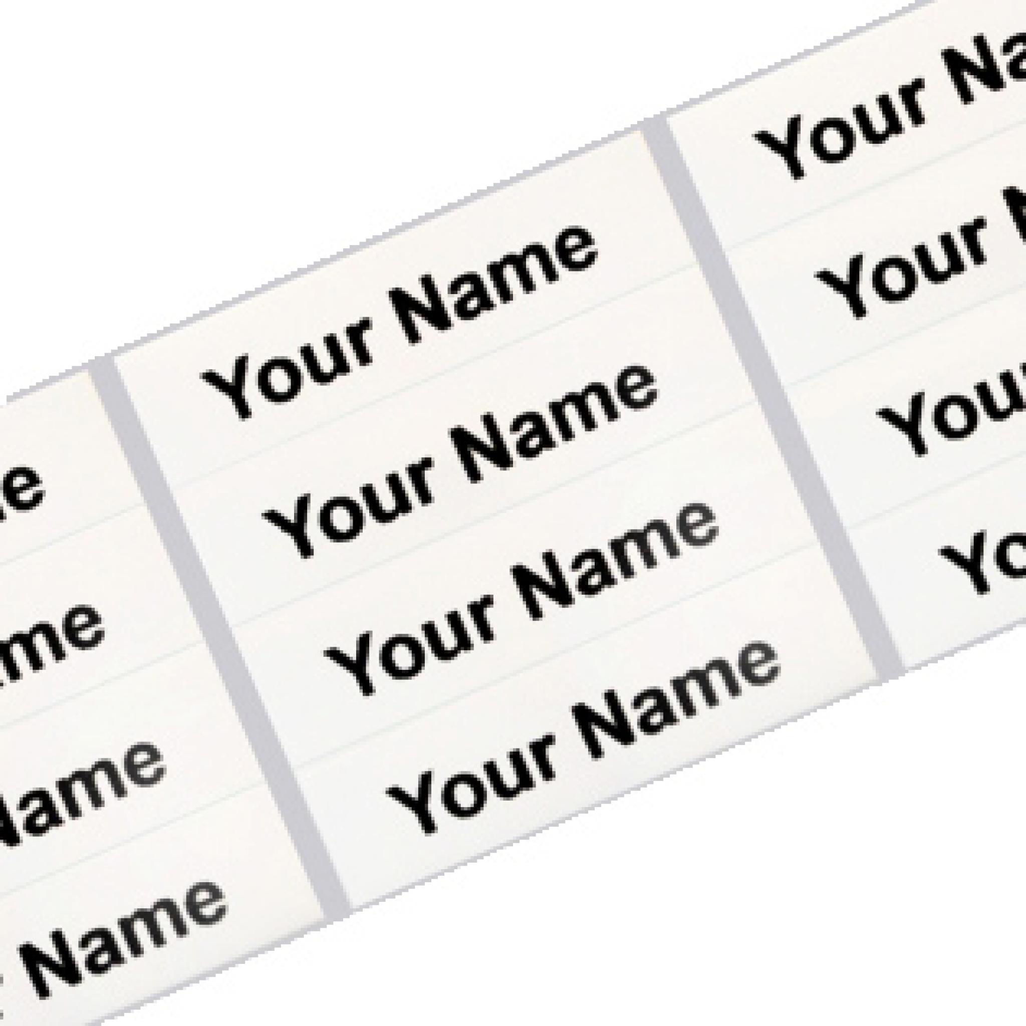 Name Labels (x20) Thamesview Optional